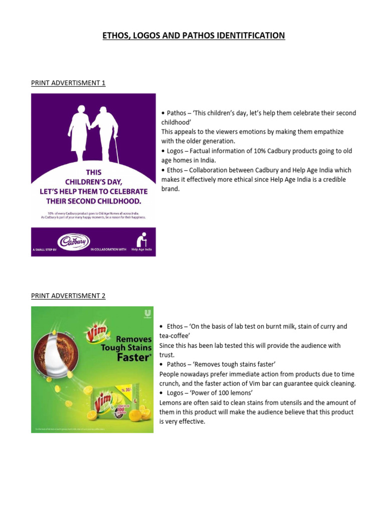 Ethos, Pathos, and Logos in Ads | PDF | Dentistry Branches | Dental Anatomy