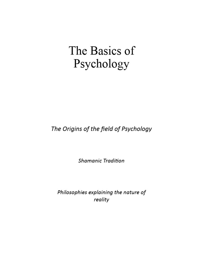 The Basics of Psychology | Download Free PDF | Psychology | Emotions