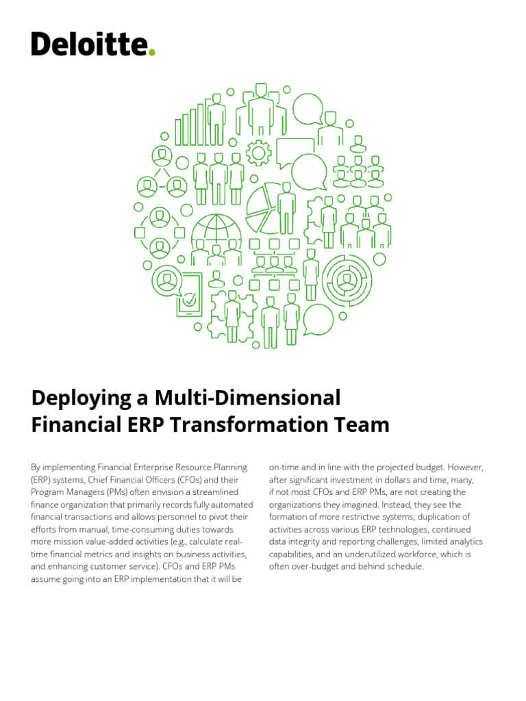 Multi-Dimensional Financial ERP Teams | PDF | Enterprise Resource ...