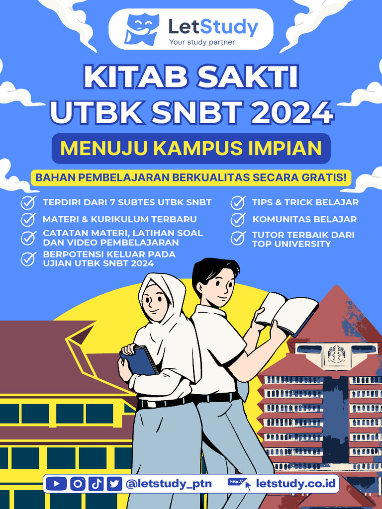 Ebook Kitab Sakti SNBT UTBK 2024 | PDF