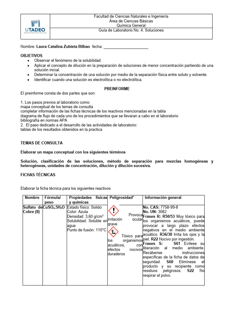 Informe Soluciones | PDF | Ácido clorhídrico | Hidróxido de sodio