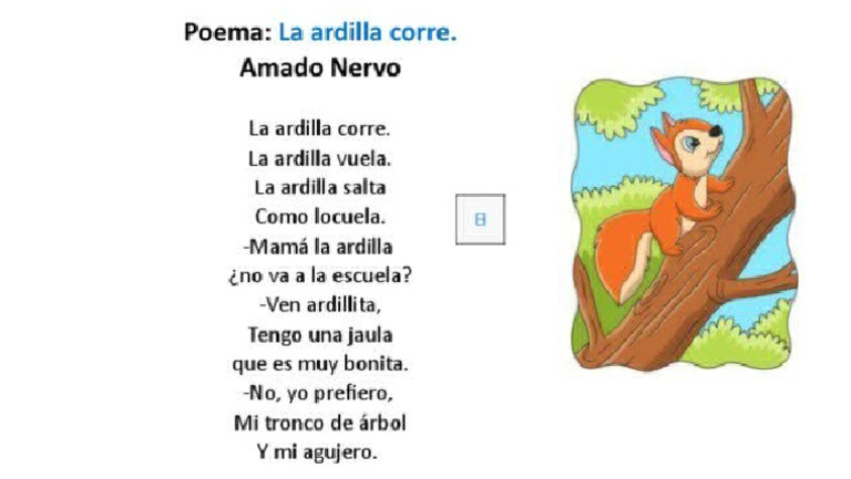 Poema La Ardilla | PDF
