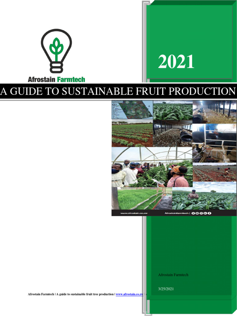 A Guide To Sustainable Fruit Tree Production | PDF | Grafting | Agriculture