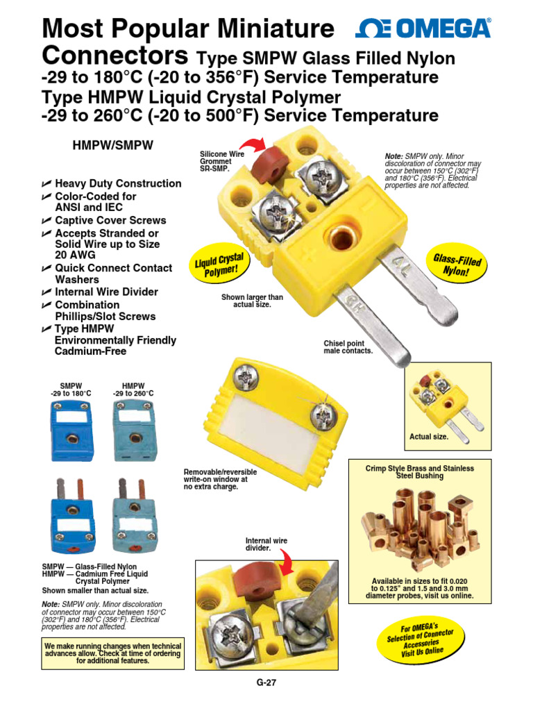 SMPW SMP HMP HMPW | PDF | Electrical Connector | Wire