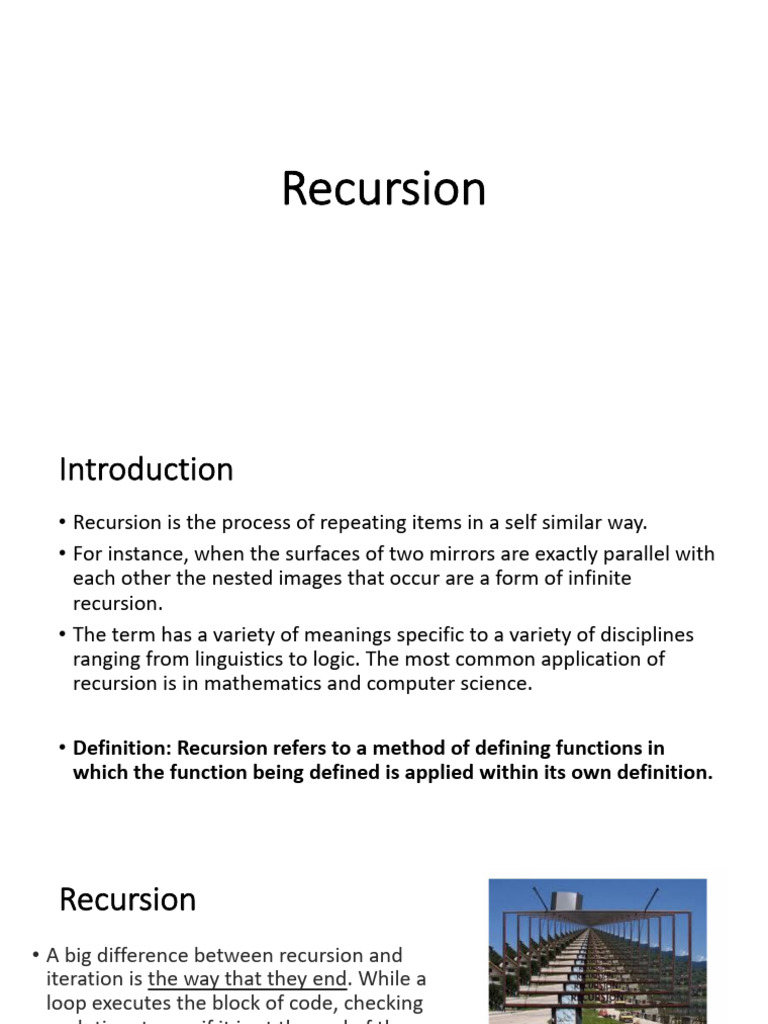 DSA Recursion | Download Free PDF | Recursion | Iteration DSA Recursion | Download Free PDF | Recursion | Iteration