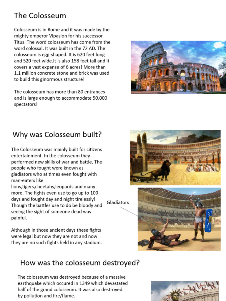 Research by Nevaan - Colosseum | PDF | Social Science | Art