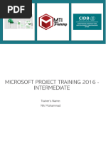 Microsoft Project Guide for PMs | PDF | Tab (Gui) | System Software