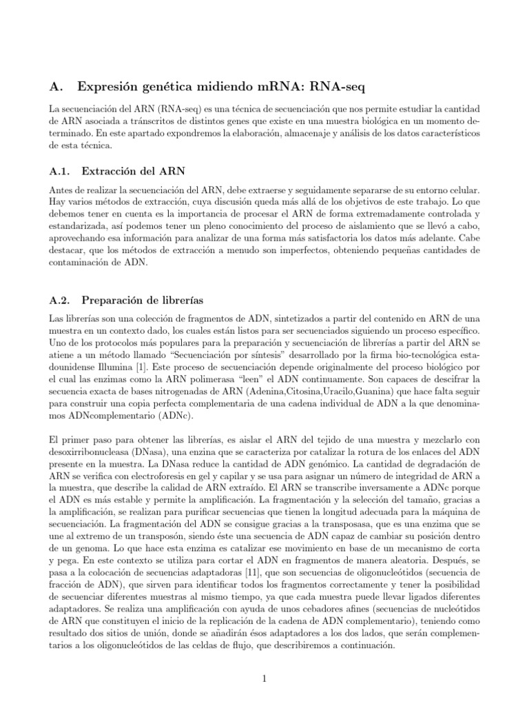 RNA Seq2 | PDF | Secuencia ADN | Messenger Rna