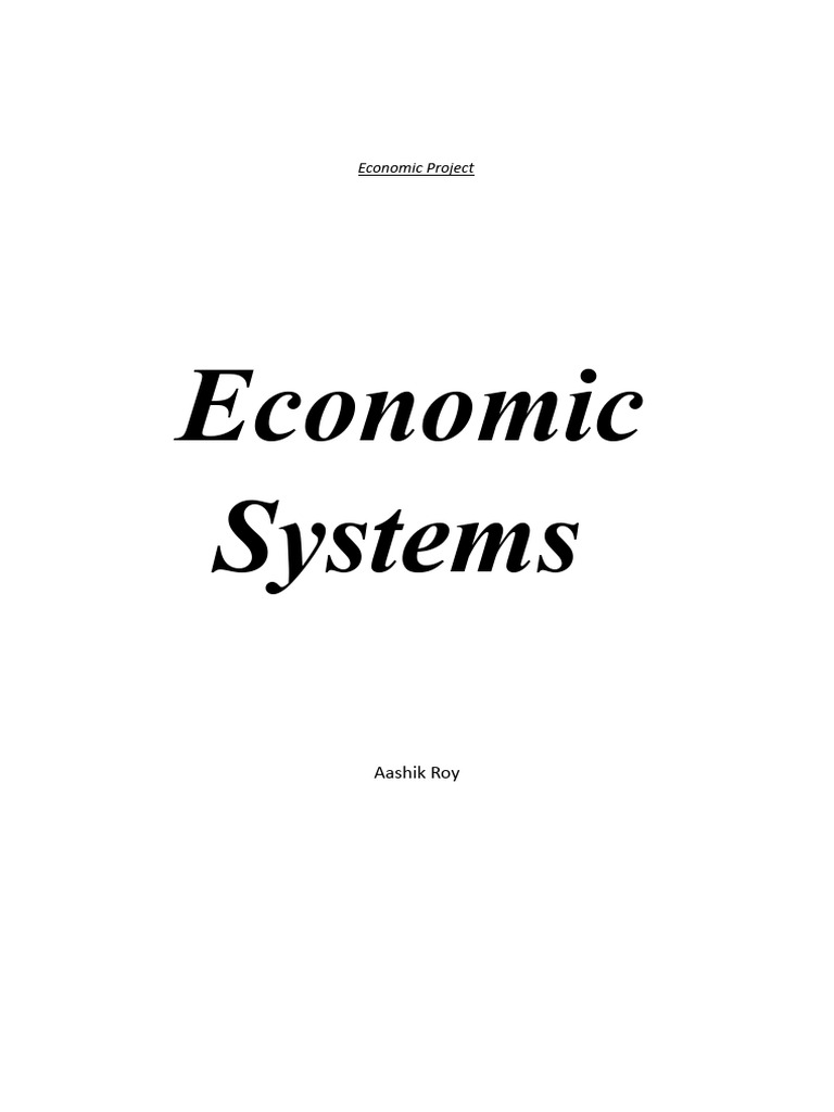 Economic Project | PDF | Capitalism | Economics