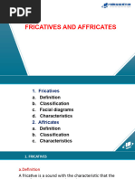 Fricatives vs. Affricates Explained | PDF | Consonant | Phonetics