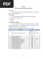 Mix Design Beton SNI 7656:2012 | PDF