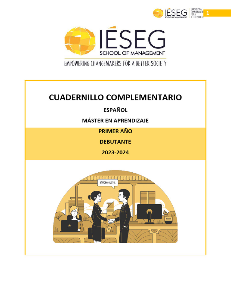 PRIMER AÑO DEB - Cuadernillo Complementario 2023-2024 | PDF | Alfabeto | Lengua española