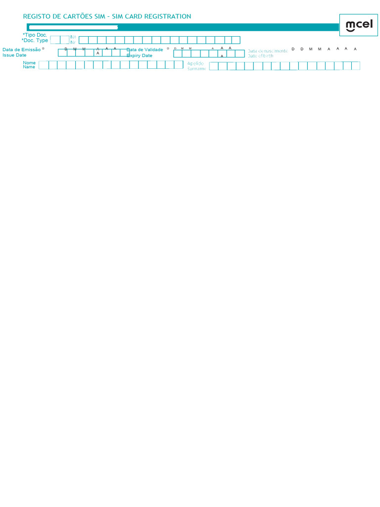 Formulario - Registo Sim PDF Final v2 | PDF | Governo e personalidade