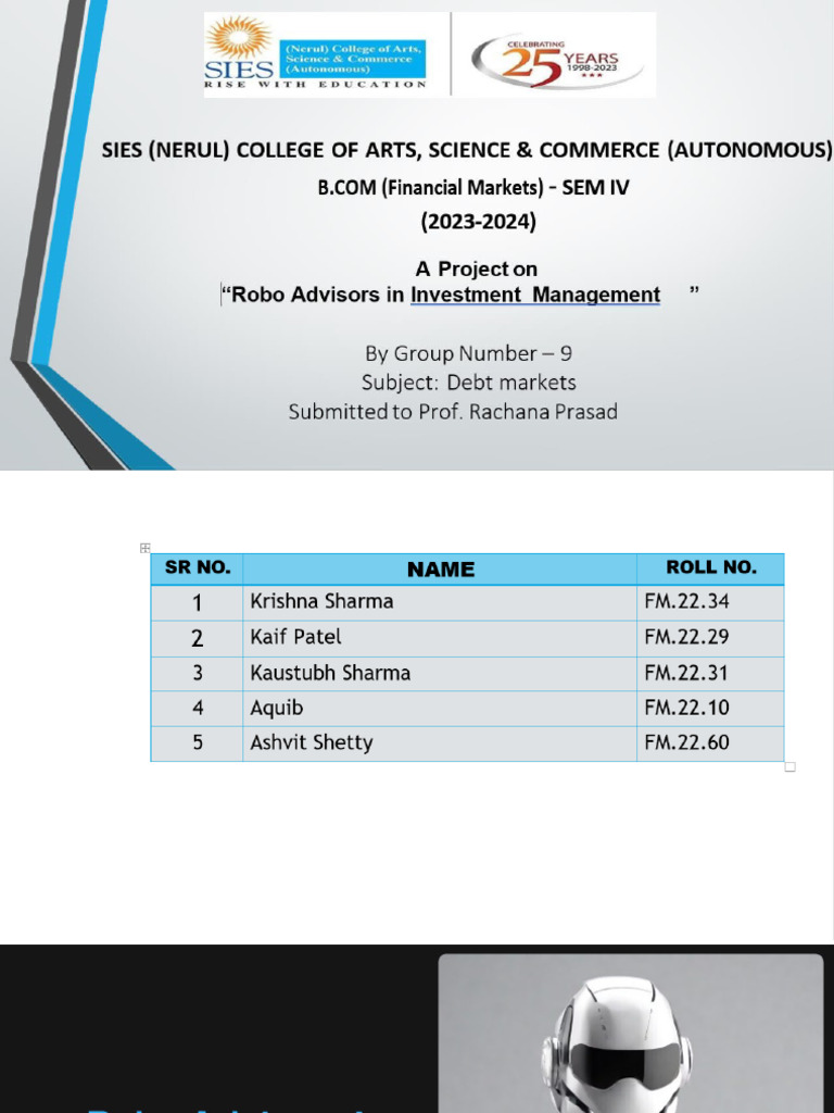 Project Robo in V | PDF