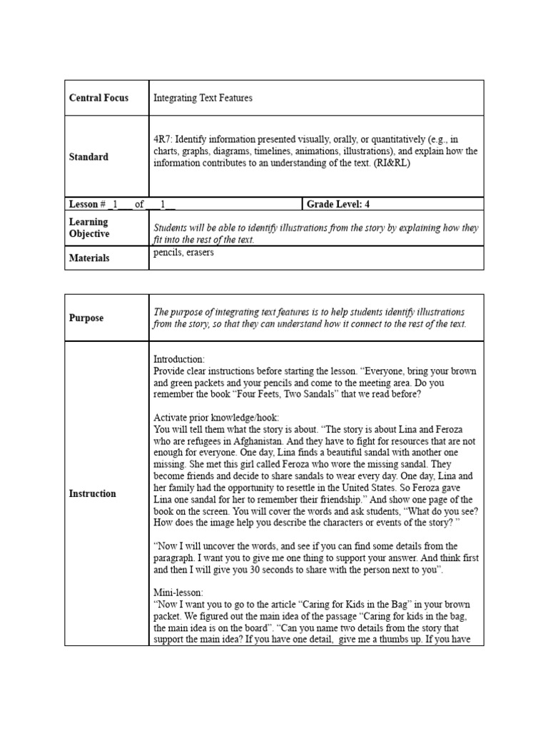 Lesson Plan | PDF | Cognitive Science | Learning