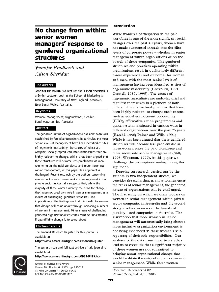 Women Under Representation Approaches | PDF | Survey Methodology | Gender