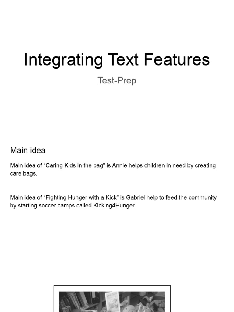 Integrating Text Features | PDF | Social Science