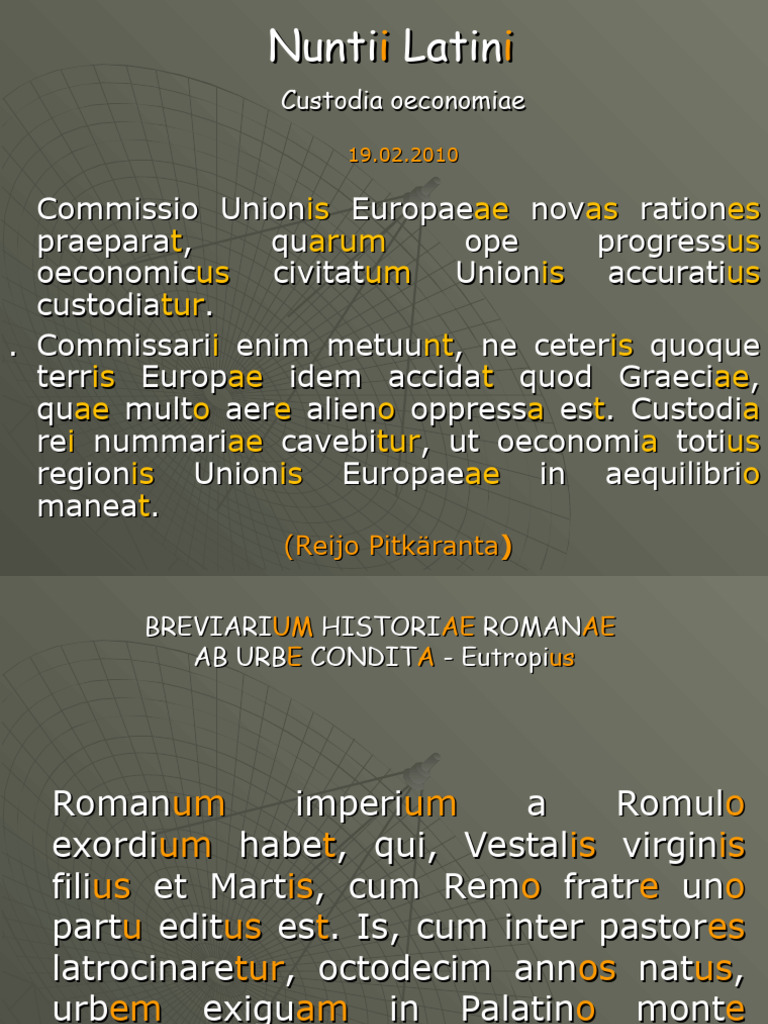 03 Textos Latinos Introdutrios | PDF