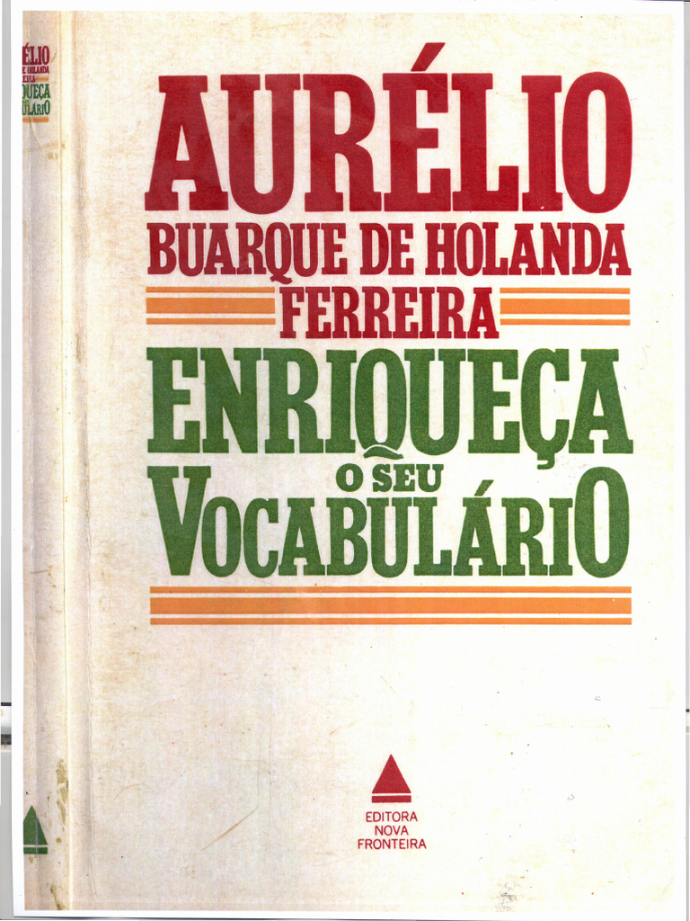 Enriqueça Seu Vocabulário (Aurélio Buarque de Holanda) | PDF