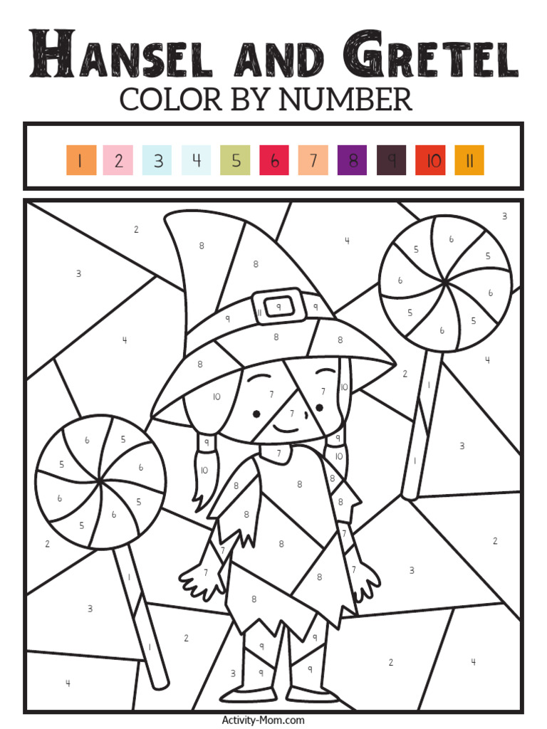 Hansel and Gretel Color by Number | PDF