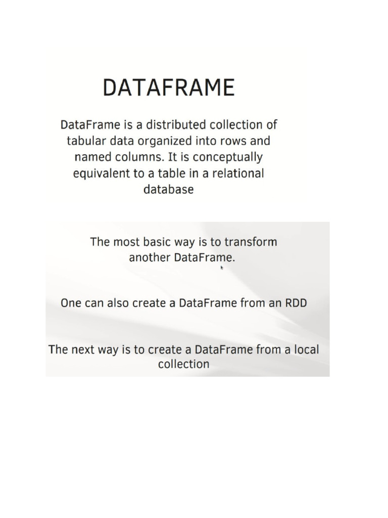 Dataframes | PDF