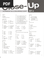 New Close Up B2 Plus Answer Keys WB PDF Linguistics Human Communication | PDF | Linguistics ...