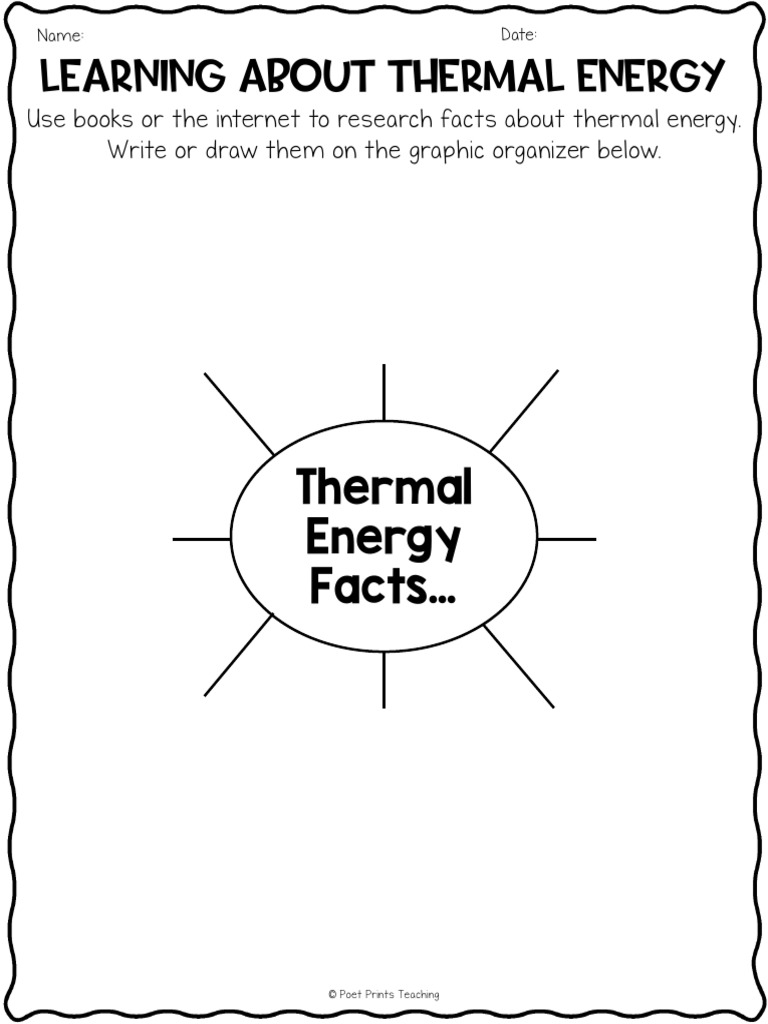 Thermal Energy Activity | PDF