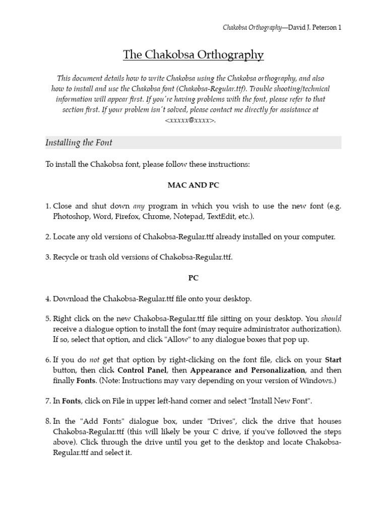 Chakobsa Orthography v6 DUNE ALPHABET | PDF | Linguistics | Writing