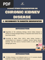 Final Case - Ckd-To-Dmn | PDF | Chronic Kidney Disease | Kidney Disease