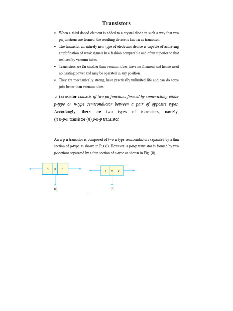 Transister | PDF | Field Effect Transistor | Bipolar Junction Transistor