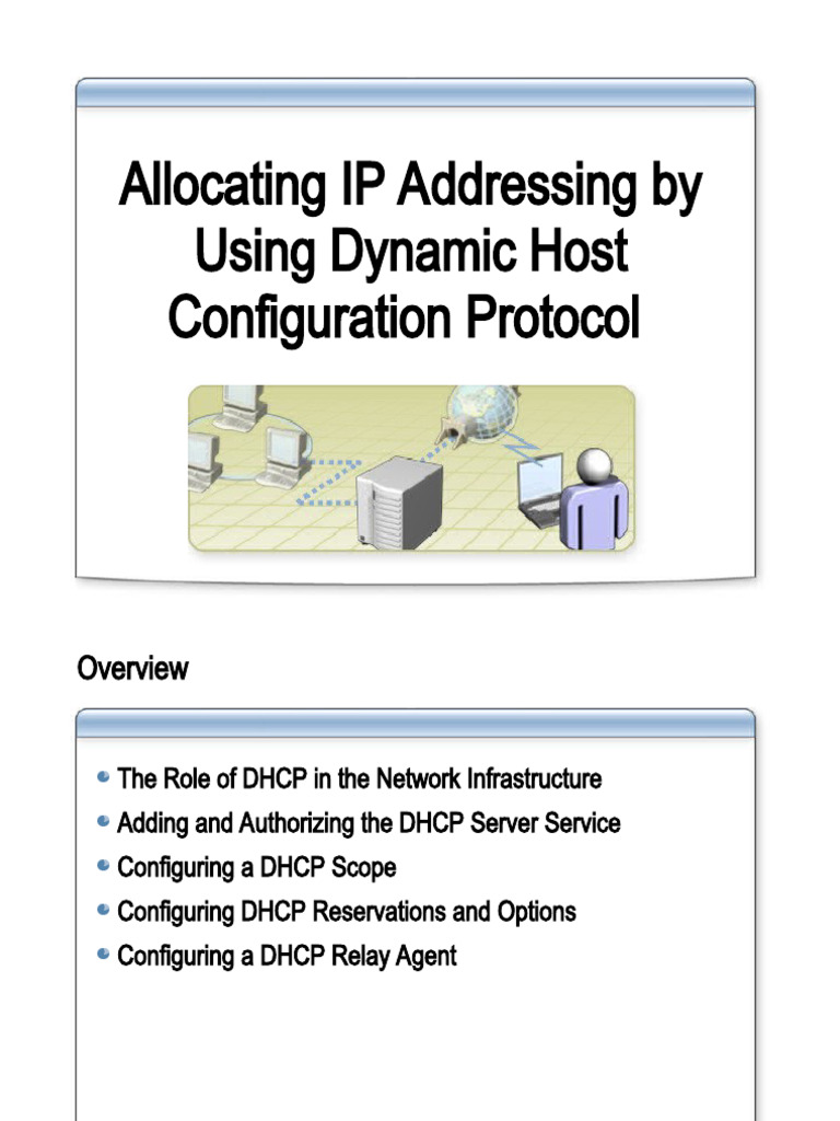 CH5 DHCP ServerConcepts | PDF | Ip Address | Computer Science