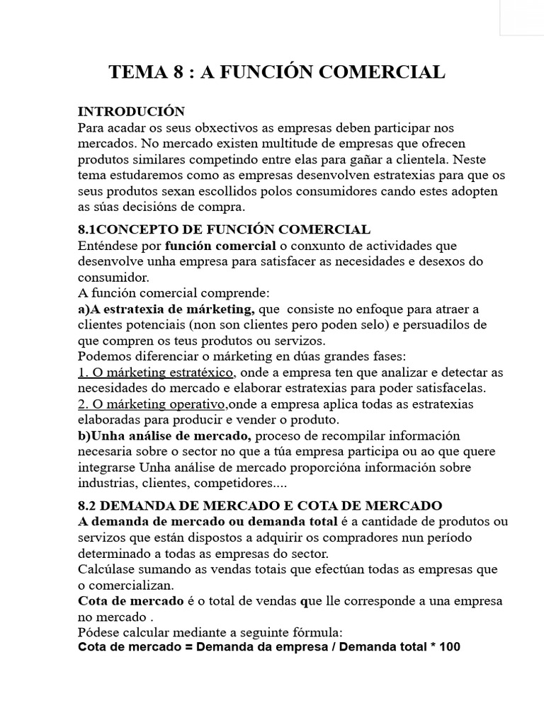 Tema 8 - Funciã N Comercial-24 | PDF