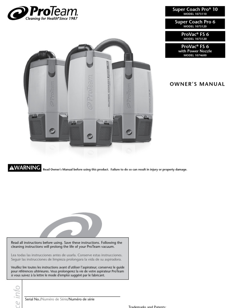 Super Coach Pro Owner S Manual en Us | PDF | Nature | Physical Quantities