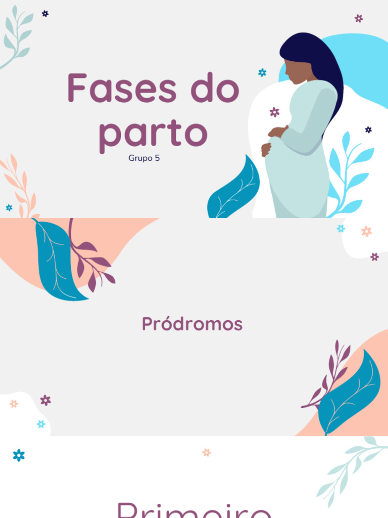 Slide - Fases Do Parto | PDF | Parto | Gravidez