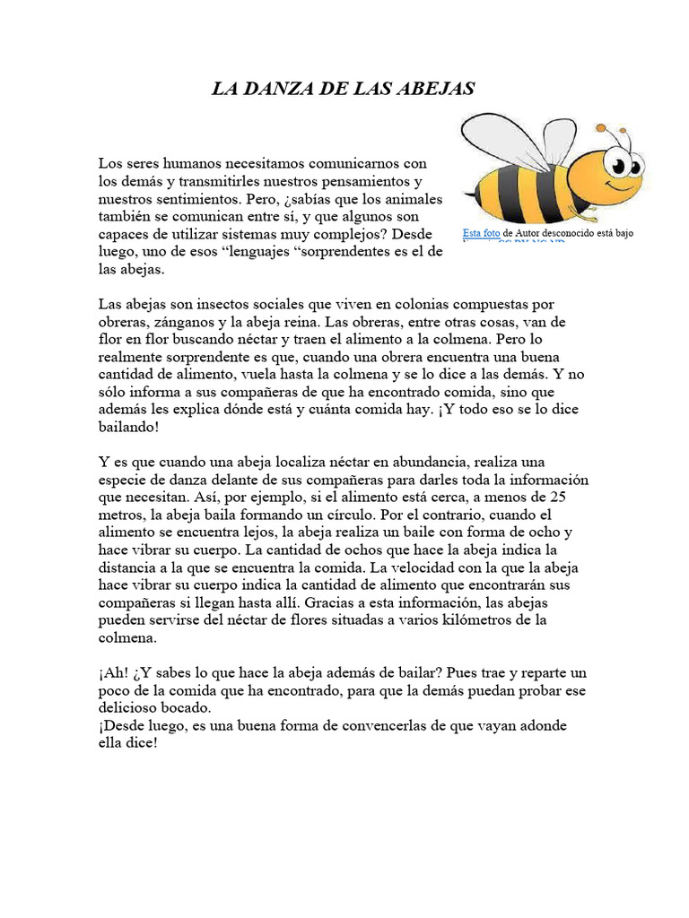 La Danza de Las Abejas | PDF | Abejas | Colmena