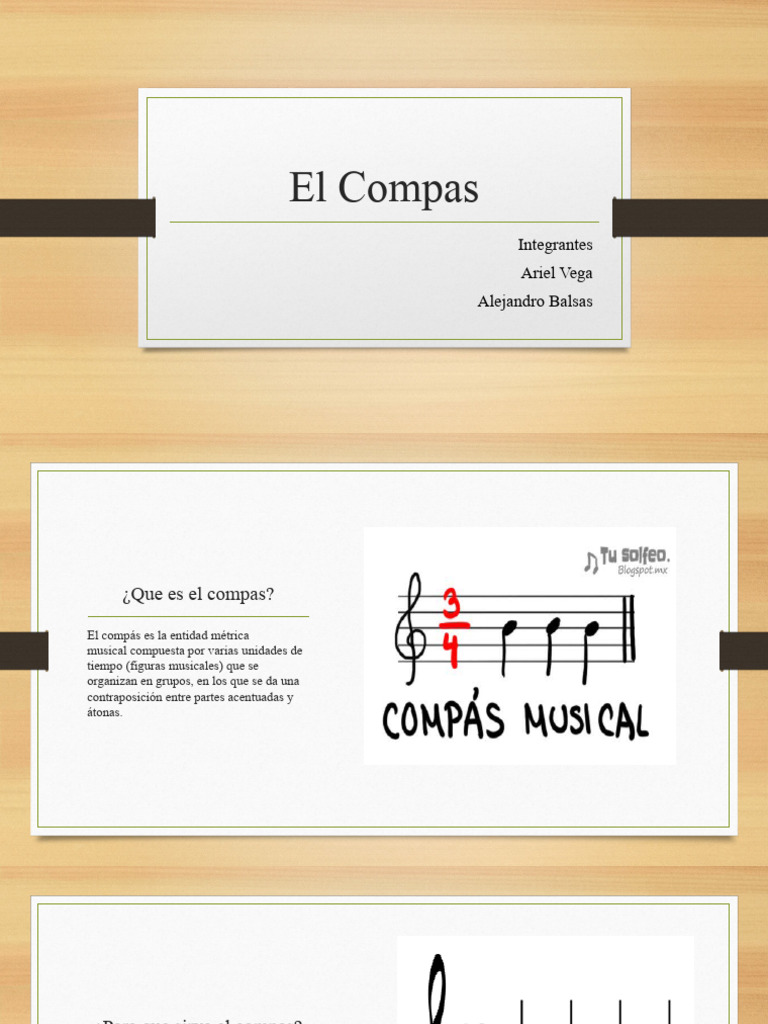 El Compas | PDF | Teoría musical | Composiciones Musicales