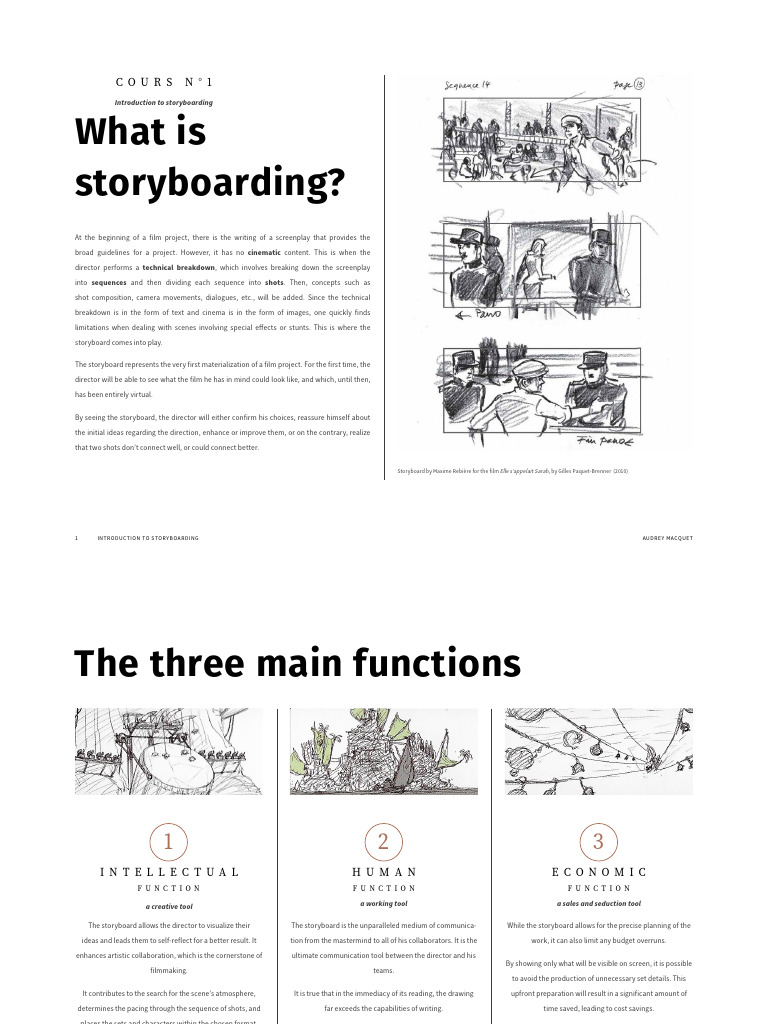 Class Support Storyboard EN | PDF | Zoom Lens | Camera