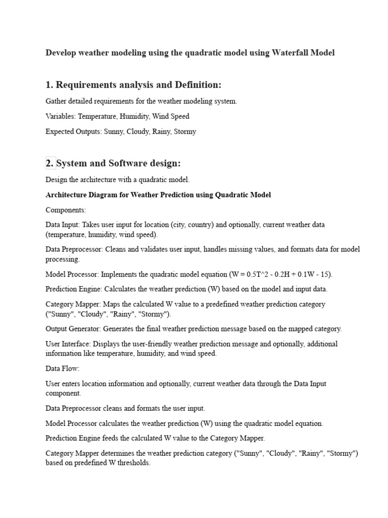 SE LAB 3 Experiments | PDF | Use Case | Weather Forecasting
