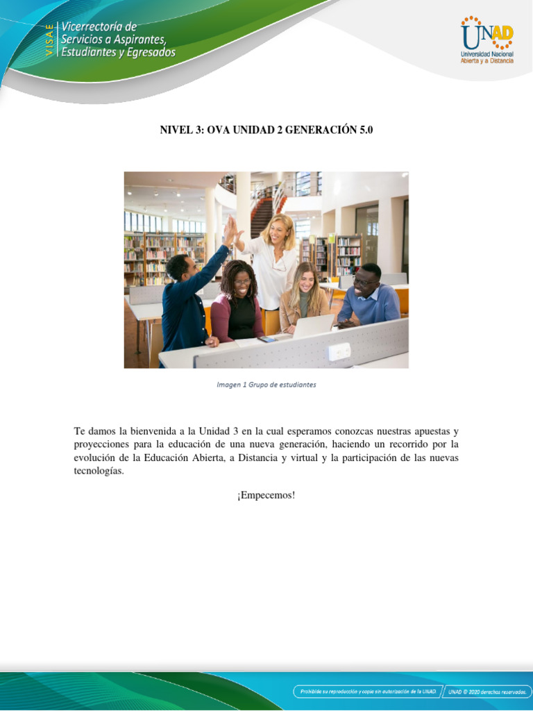 LECTURA Nivel 3 - Unidad 2 Generación 5.0 | Descargar gratis PDF ...