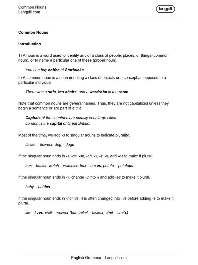 1.1 Grammar Worksheet Pack Langpill - PDF Unlocked | PDF | Grammatical ...