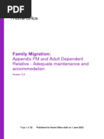 Appendix FM 1 7 Financial Requirement v4.0 Gov Uk | PDF | Salary ...
