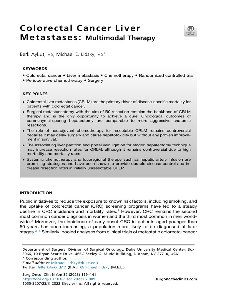 012 - Colorectal-Cancer-Liver-Metastases - Mult - 2023 - Surgical ...