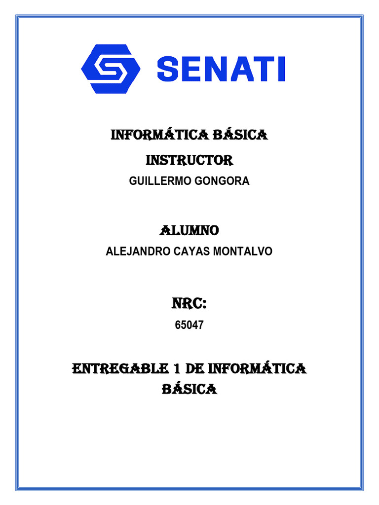 Guía de Informática Básica: Actividades y Conceptos Clave | PDF ...