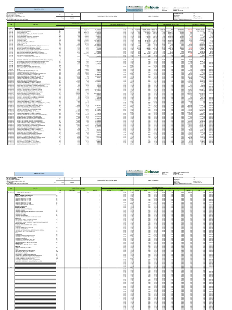 Val #03 Al Banco - Obra Colmenares REV01 | PDF | edificio | Diseño ambiental