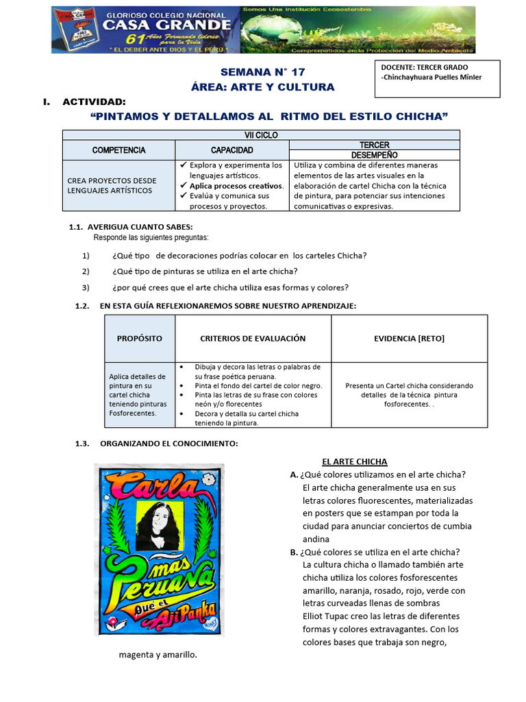 Carteles Chicha: Pintura y Creatividad | PDF | Pinturas