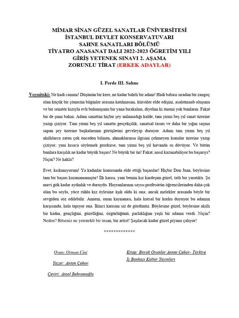 Zorunlu Tirat Erkek Adaylar Icin Tiklayiniz. | PDF