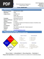 FISPQ Sabonete Spray Scott 400ml | PDF | Primeiros socorros | Queimadura