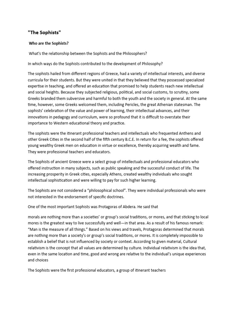 Phi 102 Introduction To Philosophy 2 Download Free Pdf Relativism