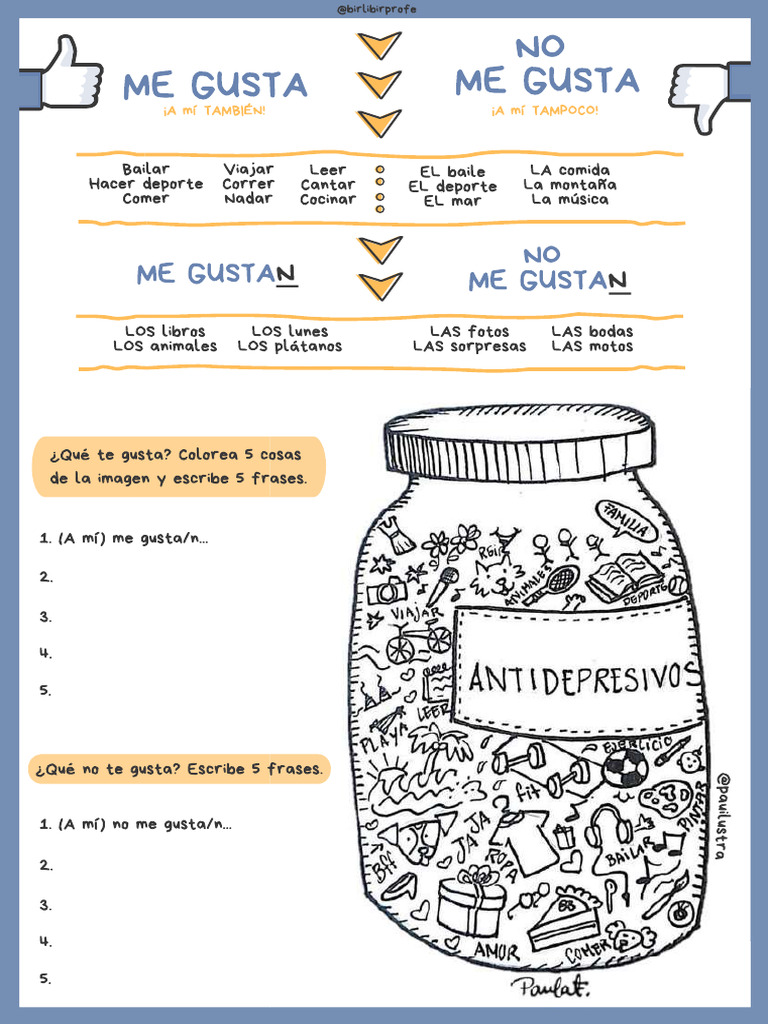 Verbo Gustar A | PDF