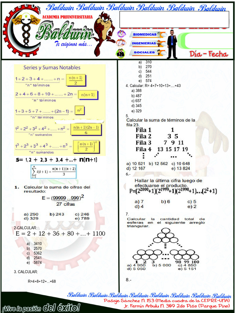 Ficha RM Sem 4 Imprimir | PDF | Matemáticas